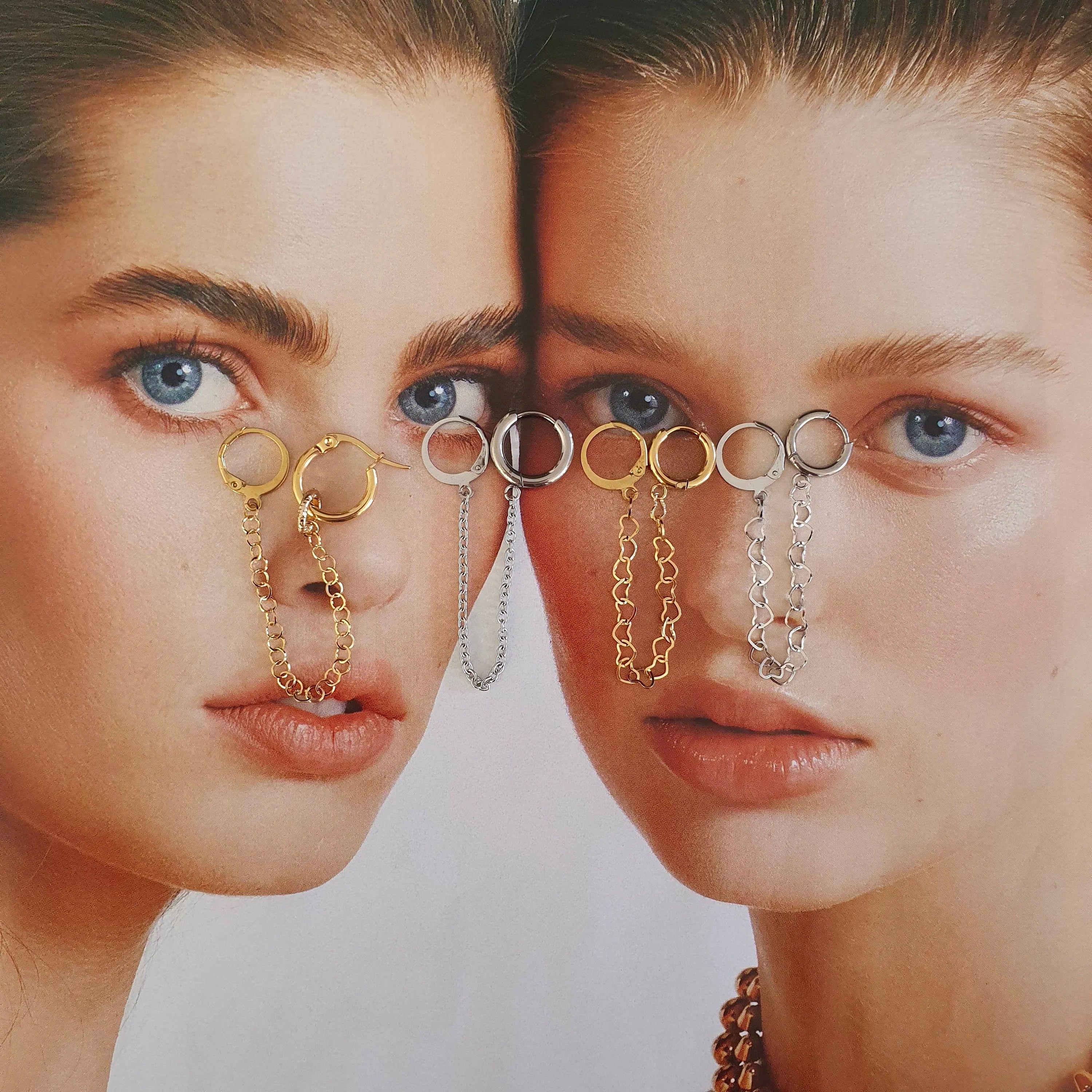 Keep Your Earbuds Secure with Headphone Earring Chains – Beautiful ...