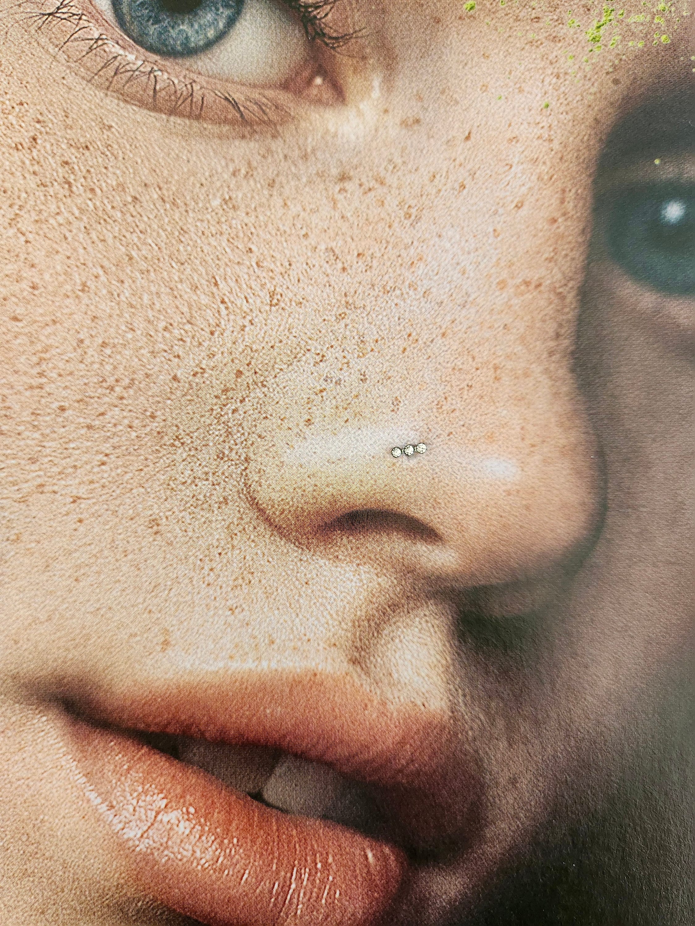 Minimalist Titanium And Cz Nose Stud, 20 Gauge – Beautiful Jewels By ...